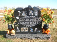 Collins back - Frisbie Monuments